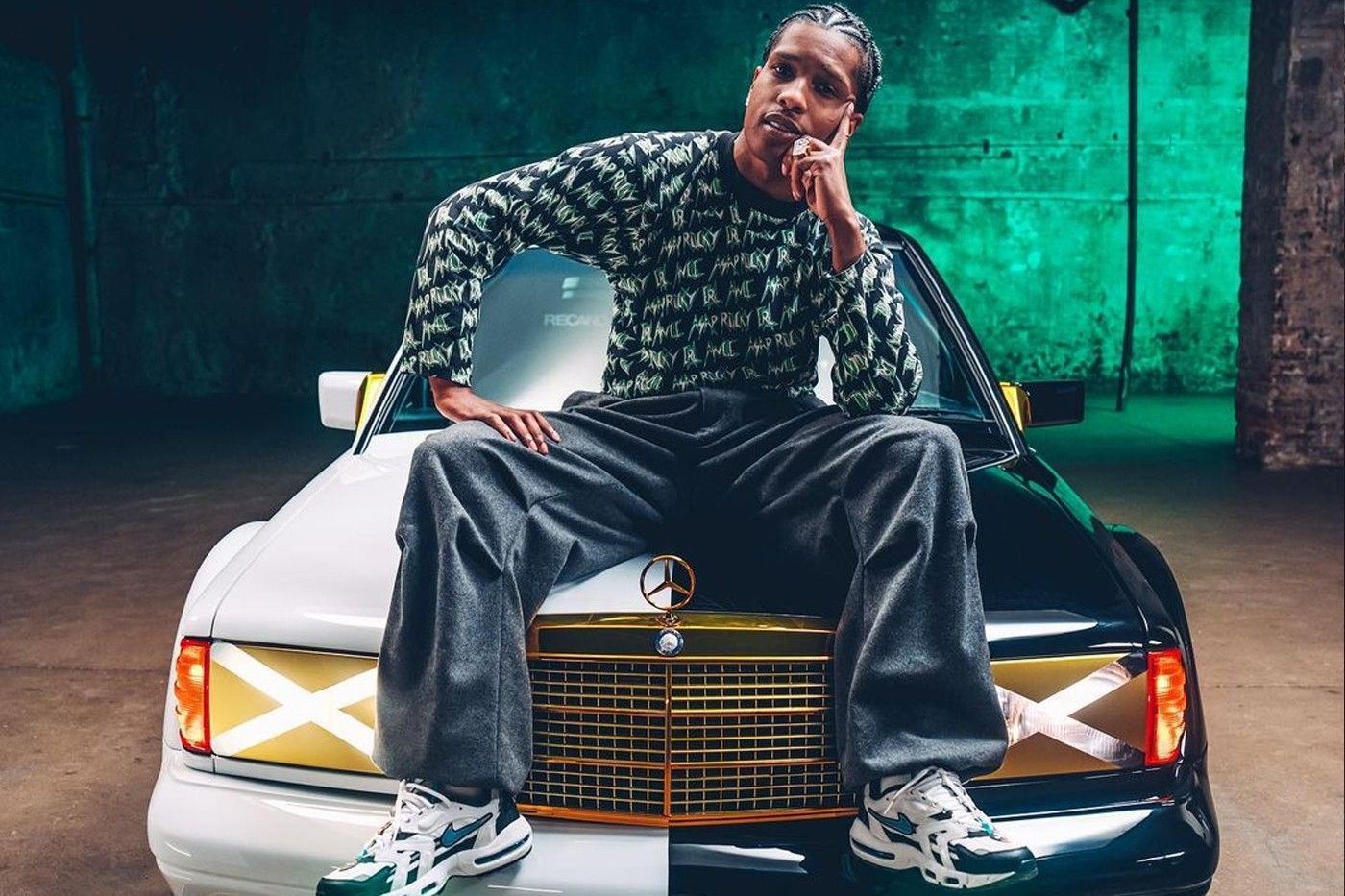 A$AP Rocky показал настоящий Mercedes-Benz 190E, созданный по мотивам ...